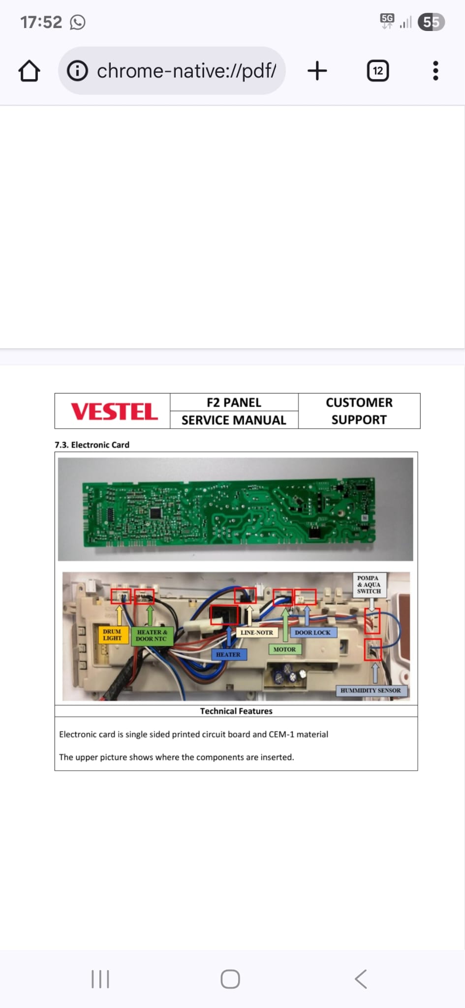[es] - Kvar na sušilici rublja Končar/Akai